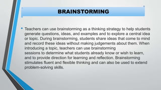 Teaching strategies in teaching arts | PPTX