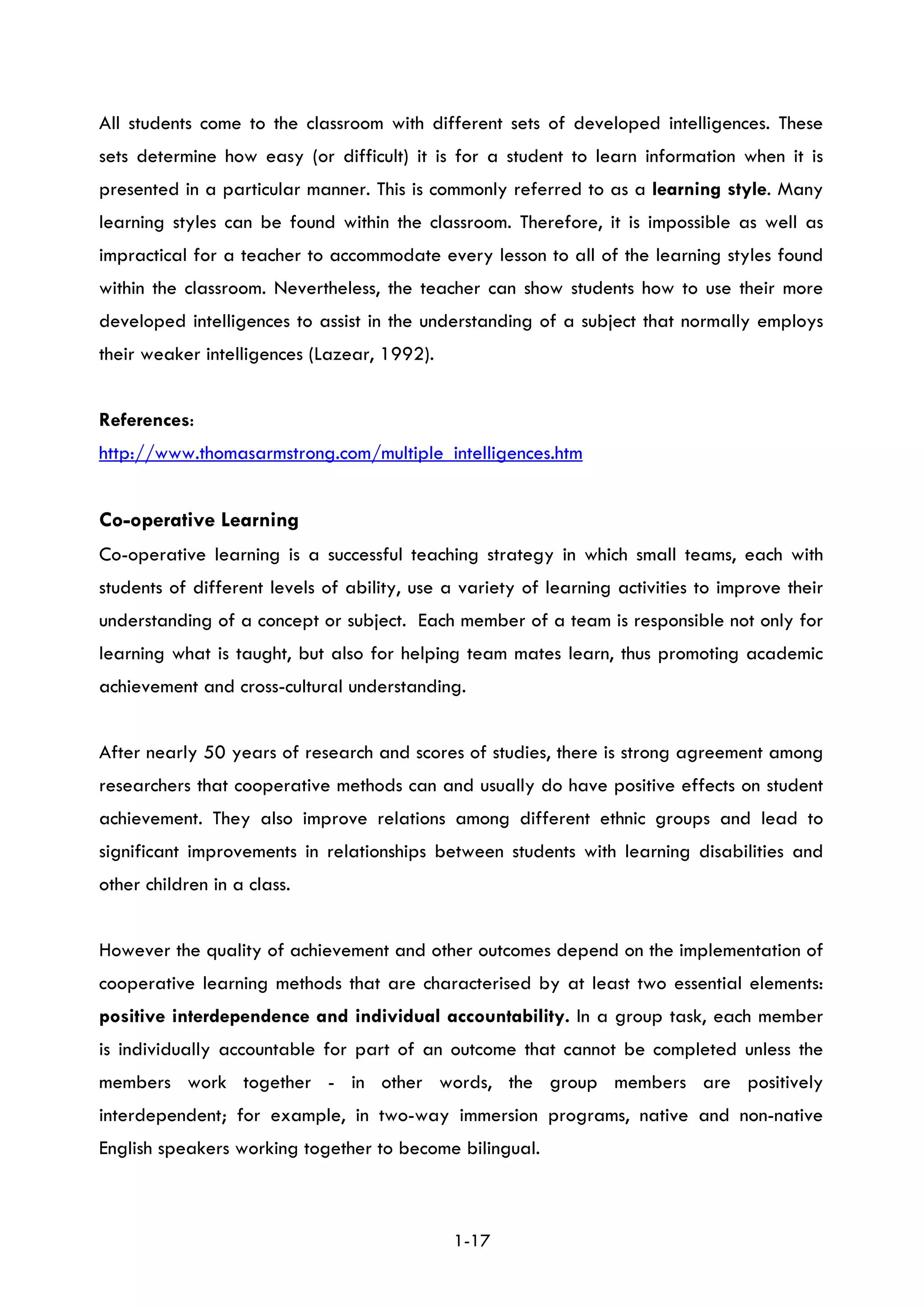 Teaching strategies & pedagogy | PDF