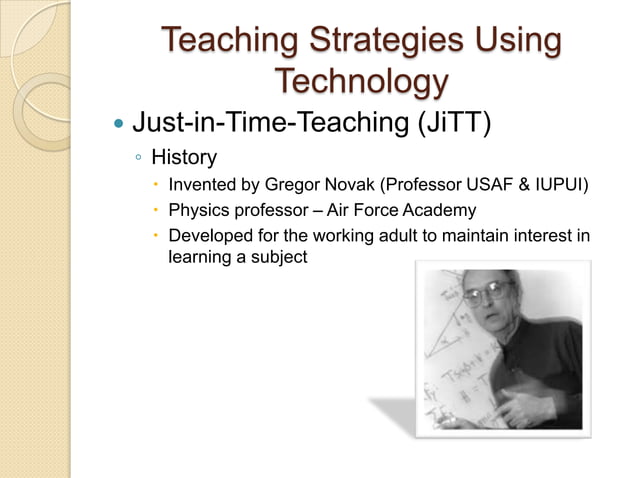 Teaching strategies using technology | PPTX