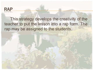 Teaching Strategy | PPTX