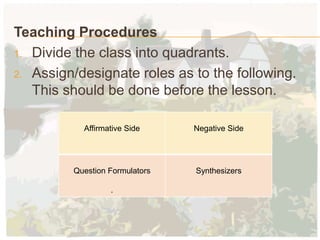 Teaching Strategy | PPTX