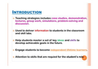 Teaching strategy- practice based learning | PDF