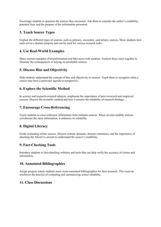 15 Strategies For Identifying Credible Sources For Students | Future ...