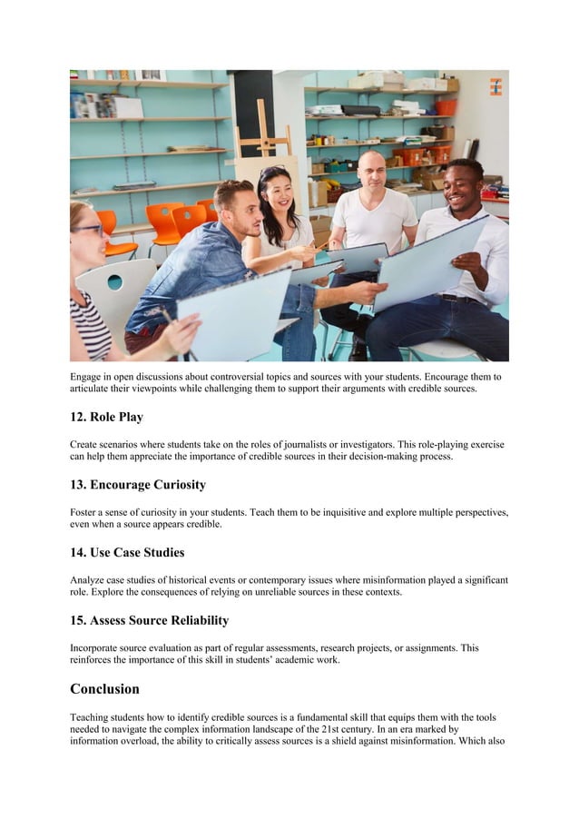 15 Strategies For Identifying Credible Sources For Students | Future ...