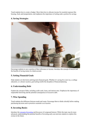 13 Strategies to Effectively Teach Money Management to Students ...