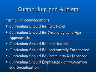 Teaching students with autism | PPT