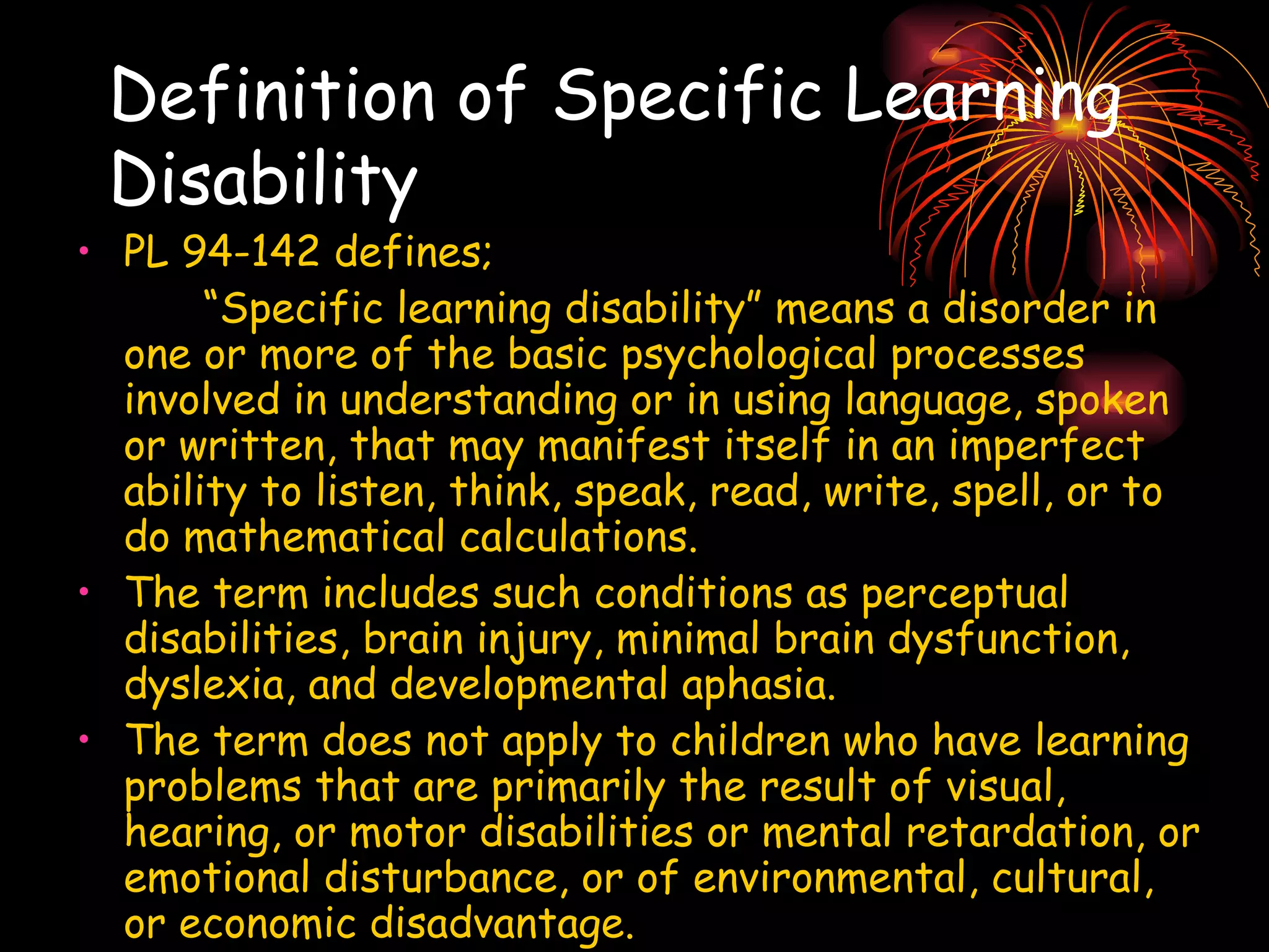 Teaching students with Learning Disabilities | PPT