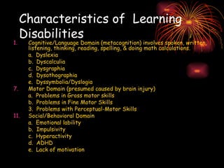 Teaching students with Learning Disabilities | PPT