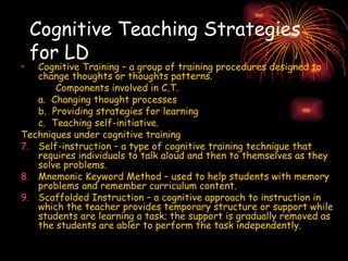 Teaching students with Learning Disabilities | PPT