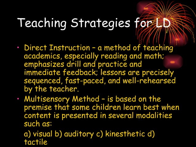 Teaching students with Learning Disabilities | PPT