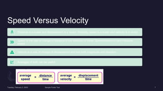 Introduction To Vectors and Scalars .pptx | Free Download