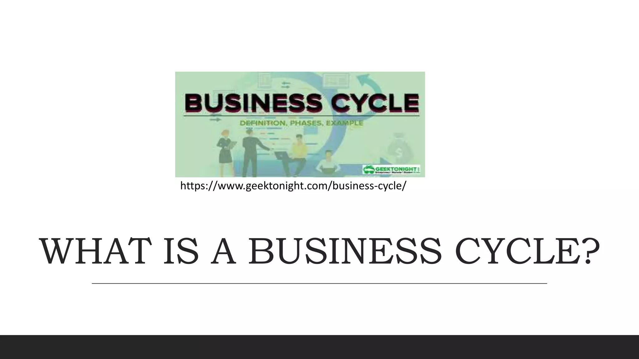 Business cycle economics | PPT