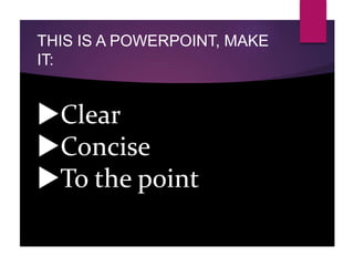 How to make powerful powerpoint presentations. | PPT