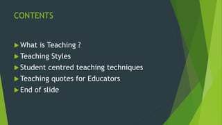 Teaching Style Ppt Pptx