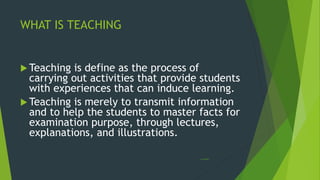 Teaching style ppt | PPTX