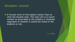 Teaching style ppt | PPTX