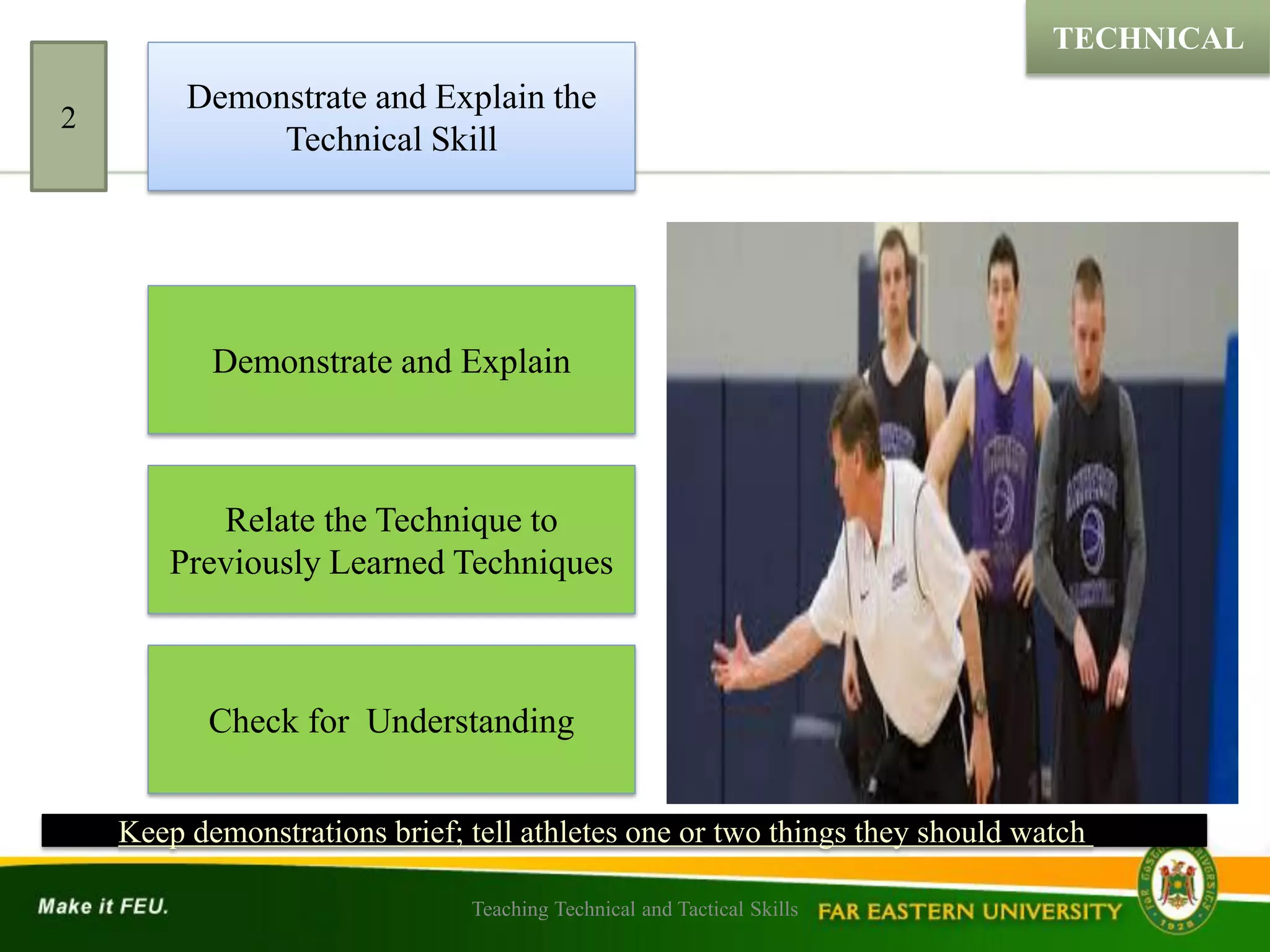 Teaching technical and tactical skills | PDF