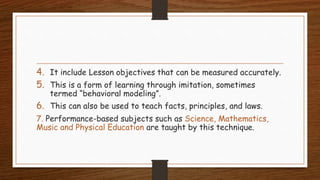 Teaching techniques ppt | PPTX
