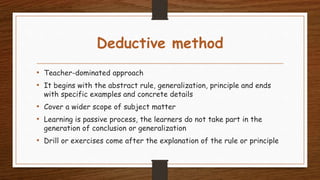 Teaching techniques ppt | PPTX