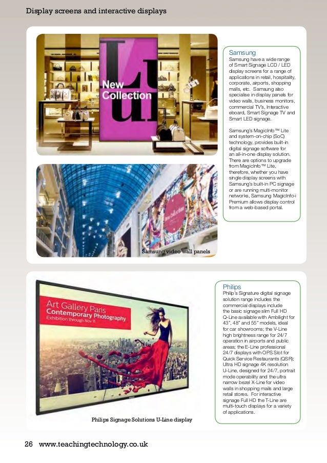 Digital Signage guide 2017