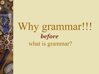 Teaching tenses | PPTX