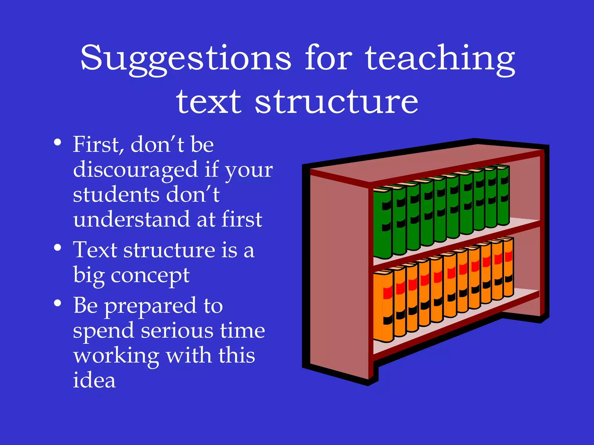 Teaching Text Structure | PPT | Homework and Study | Education