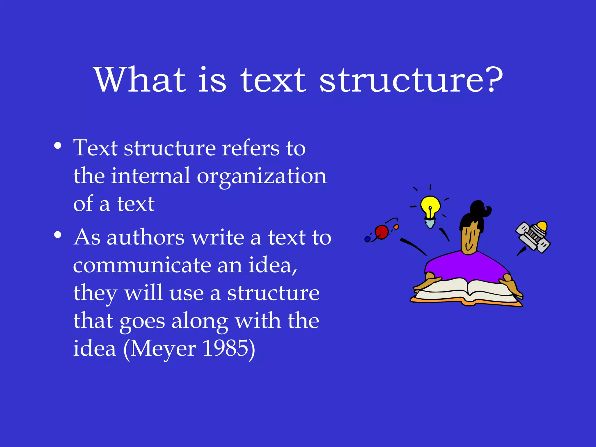Teaching Text Structure | PPT