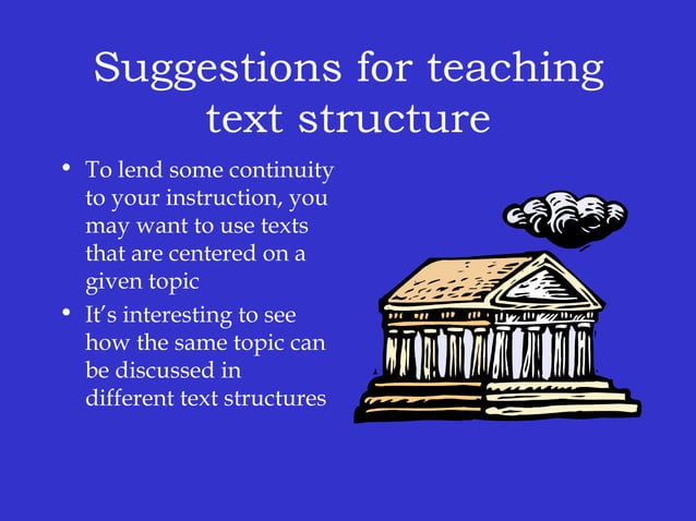 Teaching Text Structure