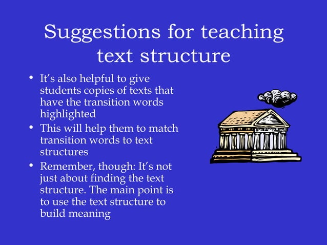 Teaching Text Structure