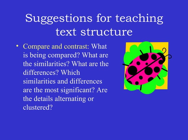 Teaching Text Structure