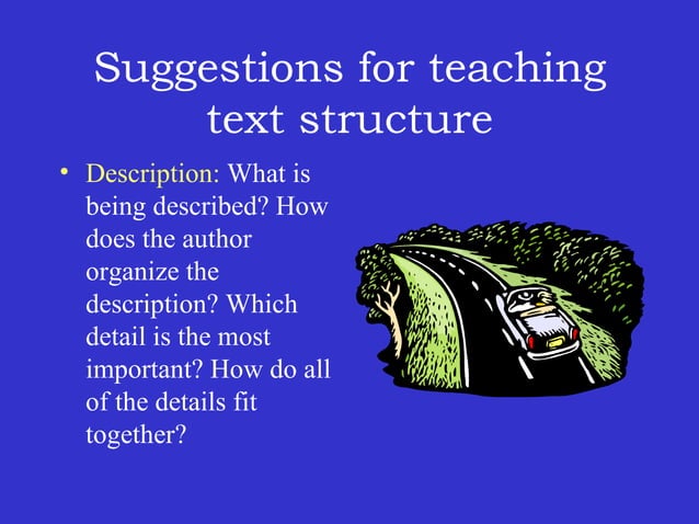 Teaching Text Structure