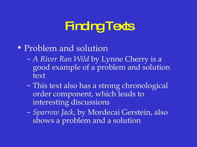 Teaching Text Structure