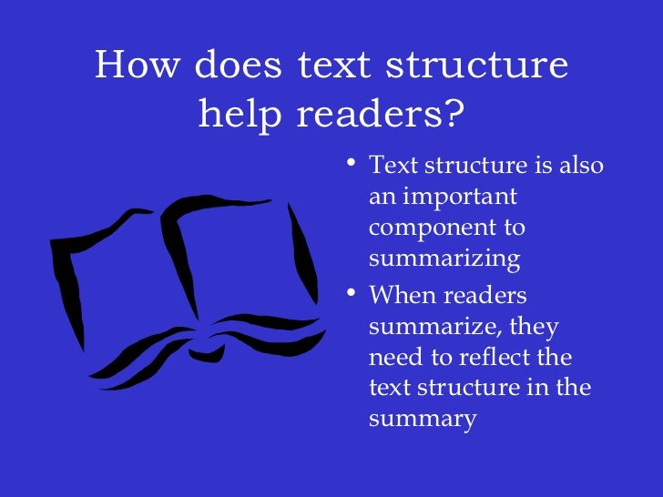 Teaching Text Structure Teaching Text Structure