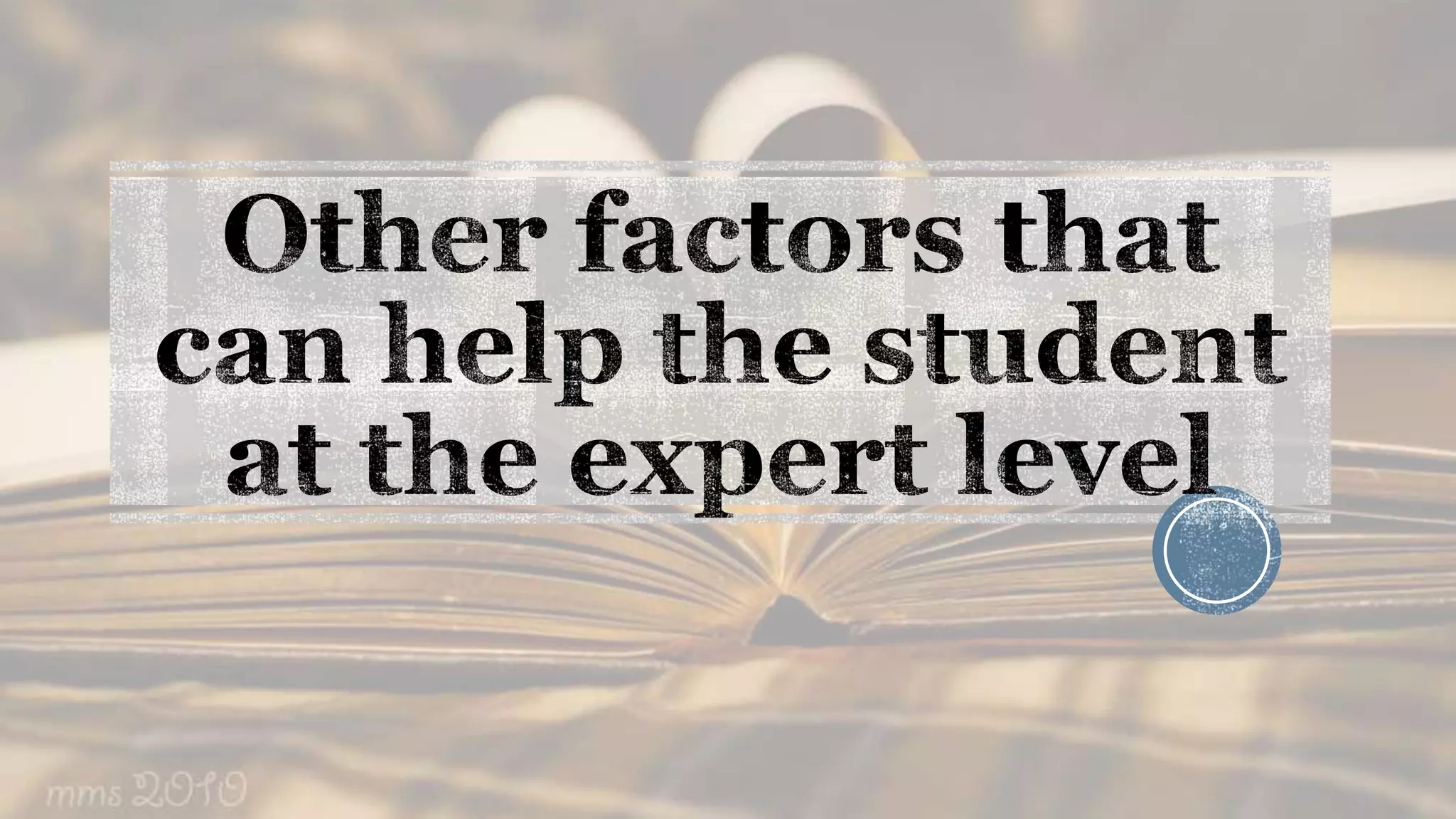 EDUC 551 Teaching the expert reader | PPTX