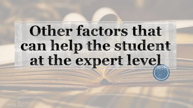 EDUC 551 Teaching the expert reader | PPT
