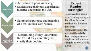 EDUC 551 Teaching the expert reader | PPT