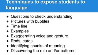 Teaching the language system | PPTX