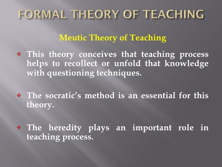 Teaching theories