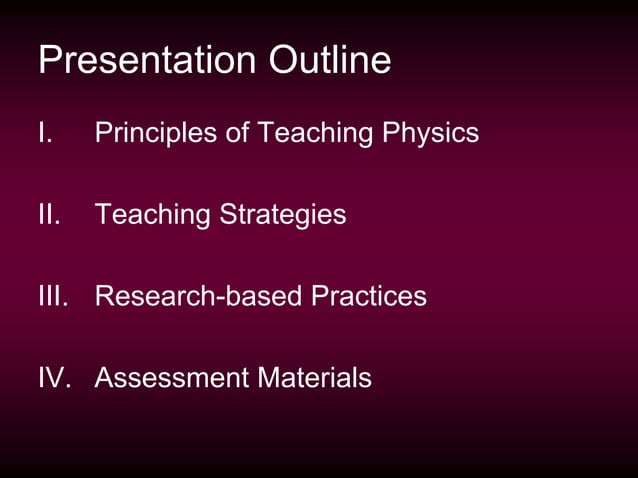 Teaching The Queen Of Science | PPT