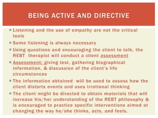 Teaching the rebt philosophy | PPT