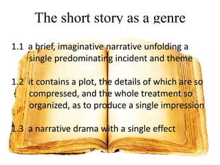 Teaching the short story | PPTX | Genres