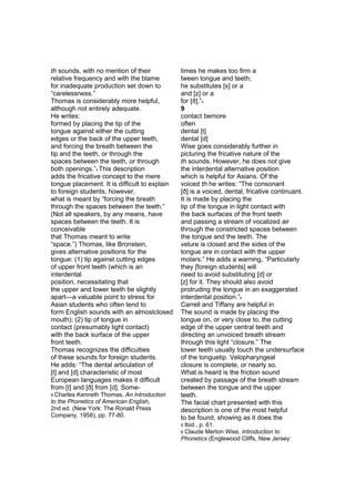 Teaching The Th Sound | DOC