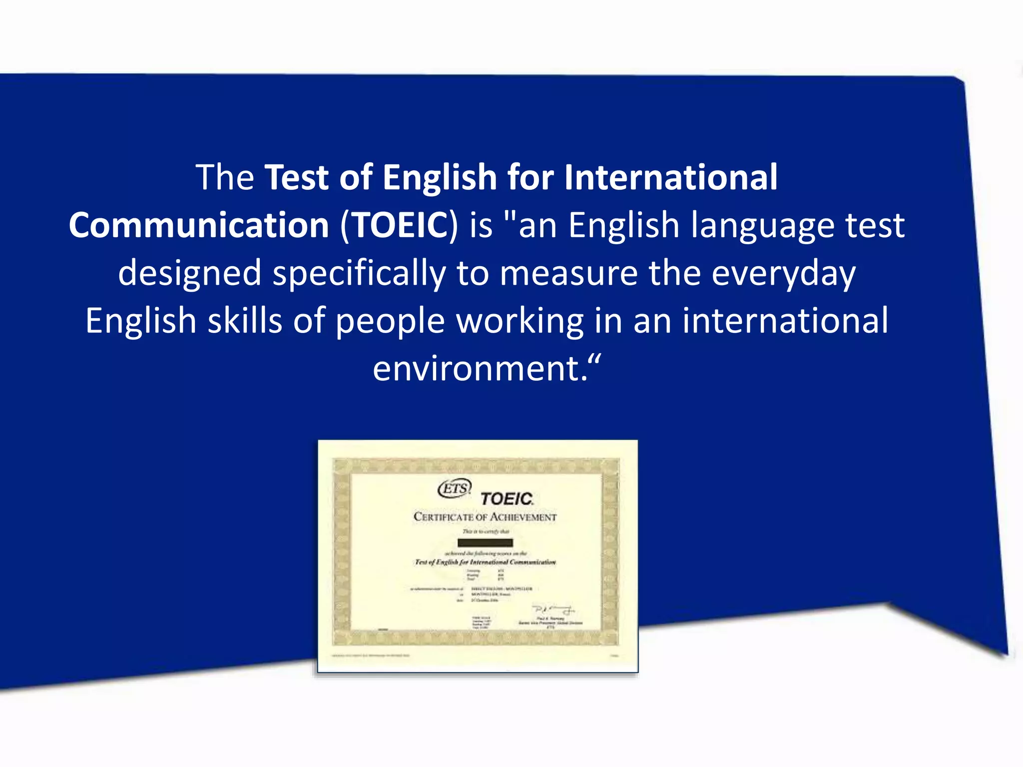 Teaching the TOEIC® | PPTX