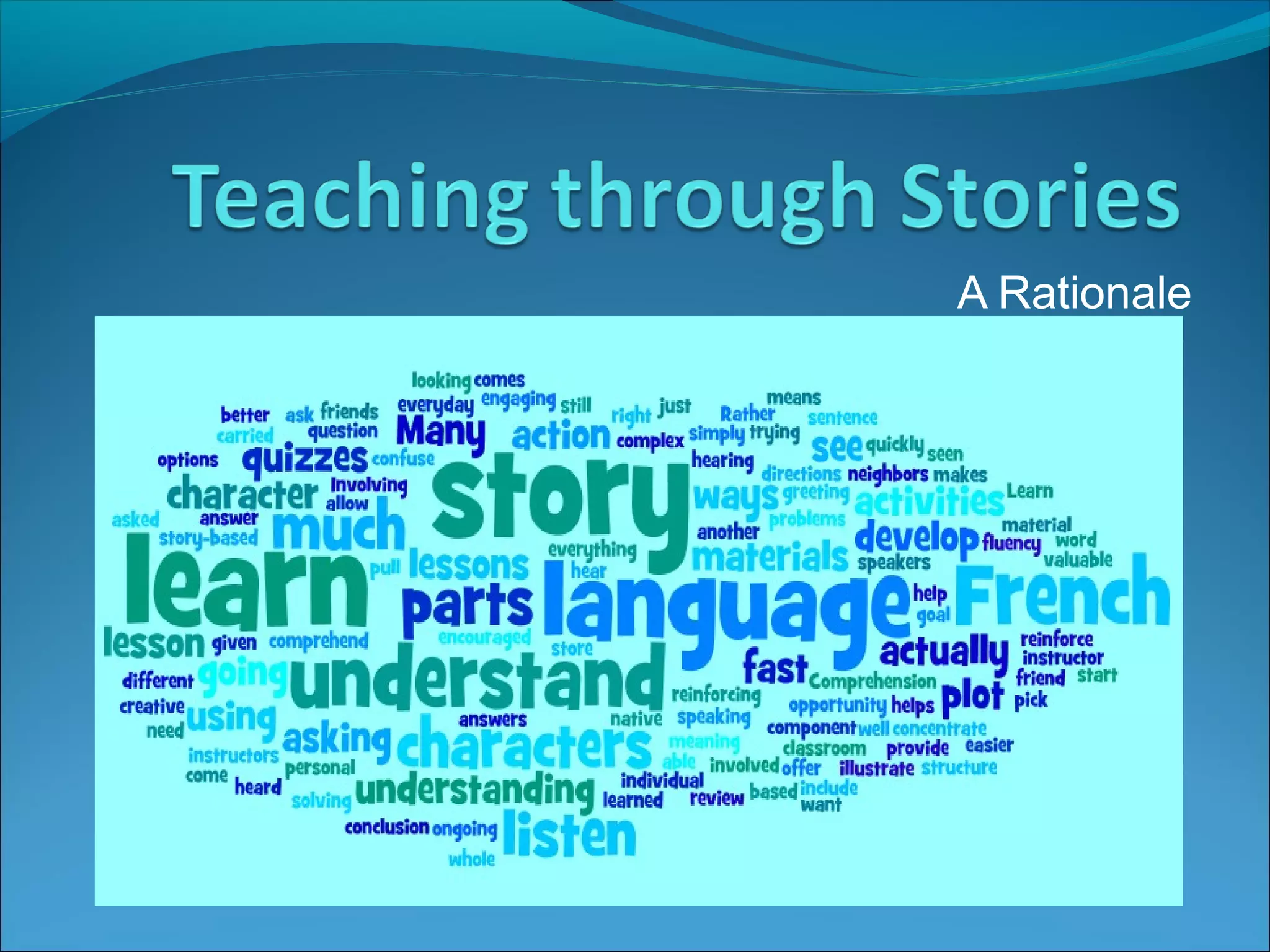 Teaching through stories | PPT