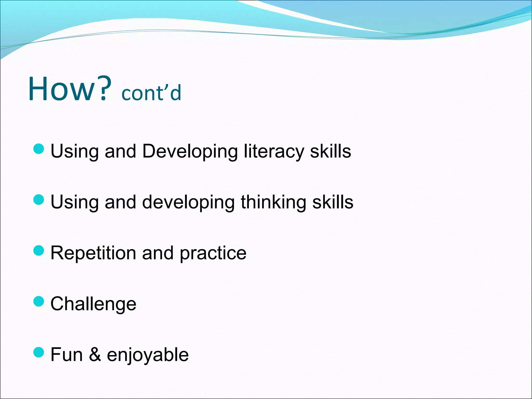 Teaching through stories | PPT