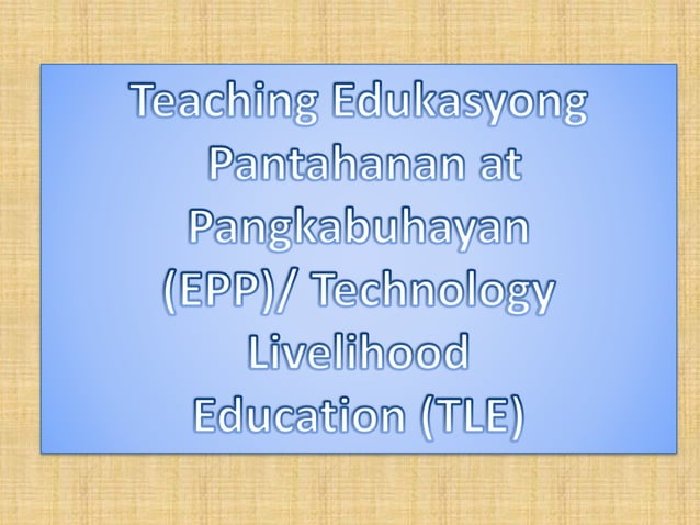 Teaching EPP AND TLE.pdf
