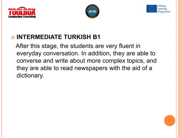 Teaching turkish as a foreign language | PPTX