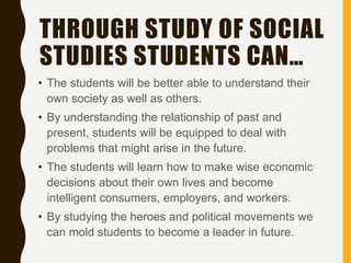 Introduction to Teaching Vaues in Social Studies | PPTX | Education