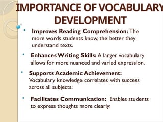 TEACHING VOCABULARY-1.pptx Strategies and Approaches | PPTX