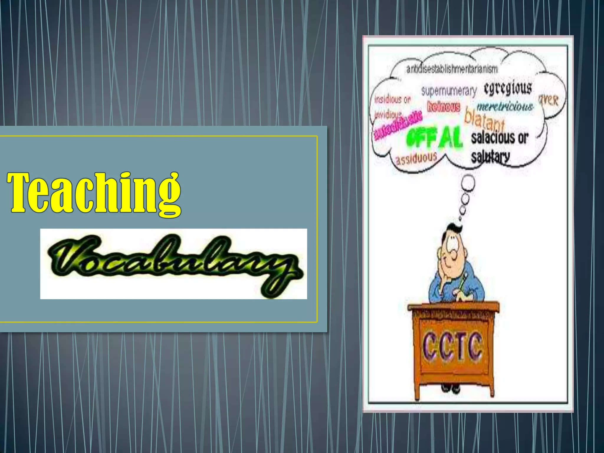 Teaching vocabulary | PPT